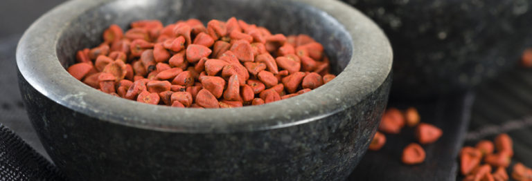 Les bienfaits du roucou, des graines et de l'huile.